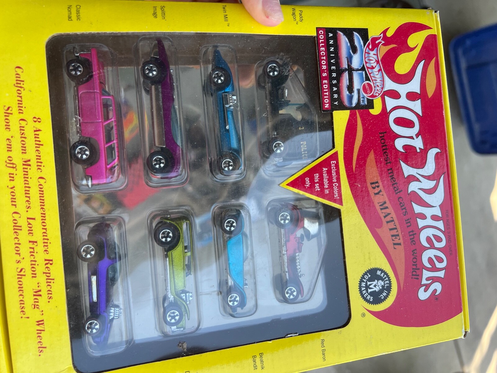 vintage hot wheels toy cars set, 25th anniversary collectors edition | eBay