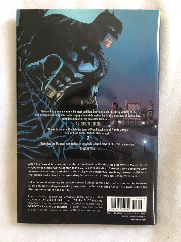 Batman - Detective Comics Volume 6: Icarus Hard Cover DC | eBay