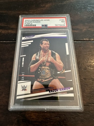 2022 Panini Chronicles WWE Prestige Razor Ramon SP Scott Hall /49 PSA 7 ...