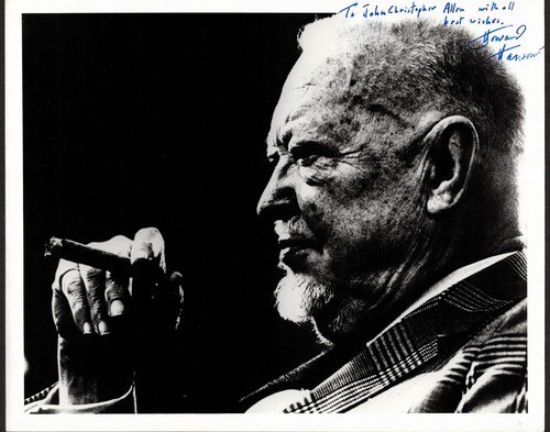 Howard Hanson American Composer Original Signed Autograph 8x10 Photo | eBay