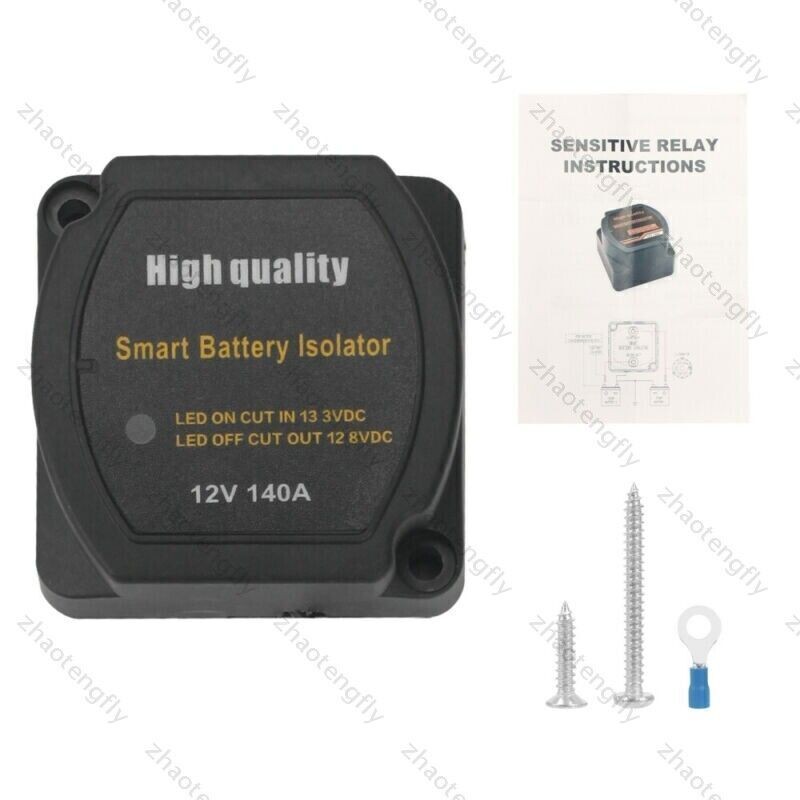 Voltage Sensitive Relay Dual Battery 12V 140A Isolator Split Charge VSR ...