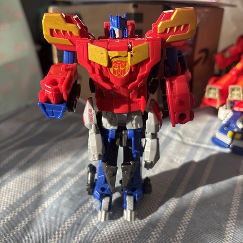 TRANSFORMERS CYBERVERSE Crash Combiners PRIMELOCK Grimlock Optimus ...
