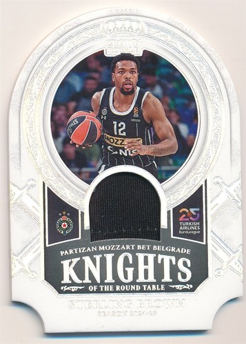 STERLING BROWN 2024-25 CROWN ROYALE KNIGHTS #KRT-STR JERSEY PATCH ...