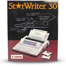 Canon Starwriter Jet 300 Personal Publishing System Word Processor ...