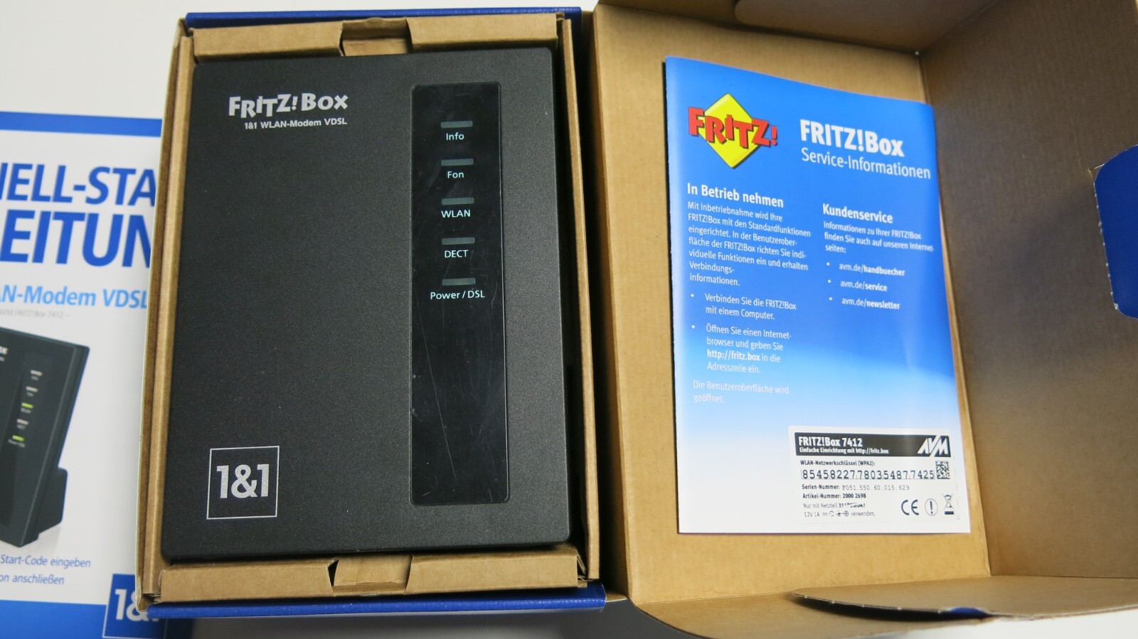 Fritz!Box 7412 Modem Router ideal für IP bzw. VDSL Anschlüsse | eBay