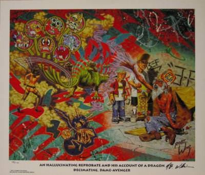 ROBERT WILLIAMS HALLUCINATING REPROBATE LIMITED EDITION LOWBROW ART ...
