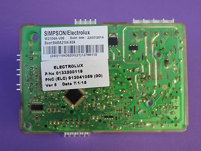 0133200119 GENUINE SIMPSON WASHING MACHINE CONTROL BOARD SWT604 | eBay ...