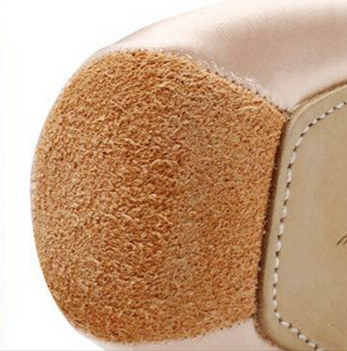 Suede leather toe cap toe covers tips Ballet Pointe Shoe protectors ...