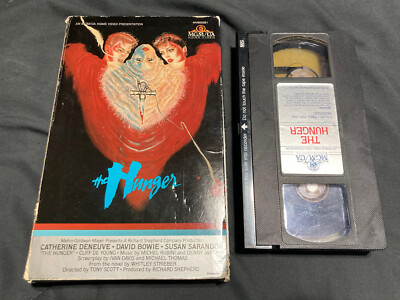 THE HUNGER Horror Movie VHS MGM Home Video Big Box David Bowie 1982 | eBay