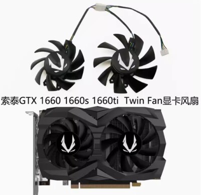 Zotye GTX 1660 1660super 1660ti Twin Fan graphics card cooling dual fan ...