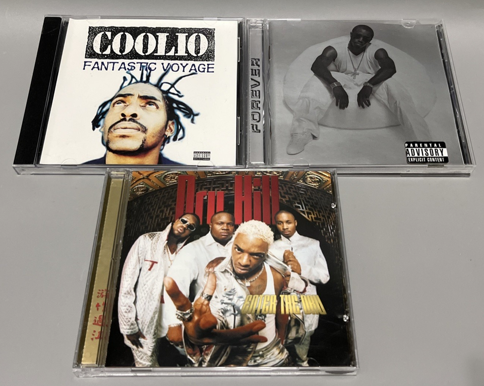 Hip Hop & Rap Lot of (7) CDs - 2Pac/Coolio/Outkast/Dru Hill/LL Cool J ...