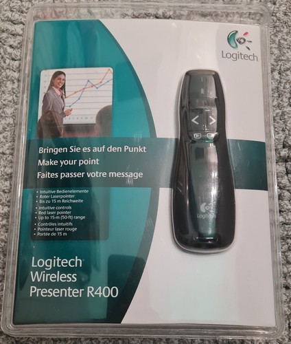LOGITECH R400 Wireless Presenter, Schwarz 5099206018112 | eBay