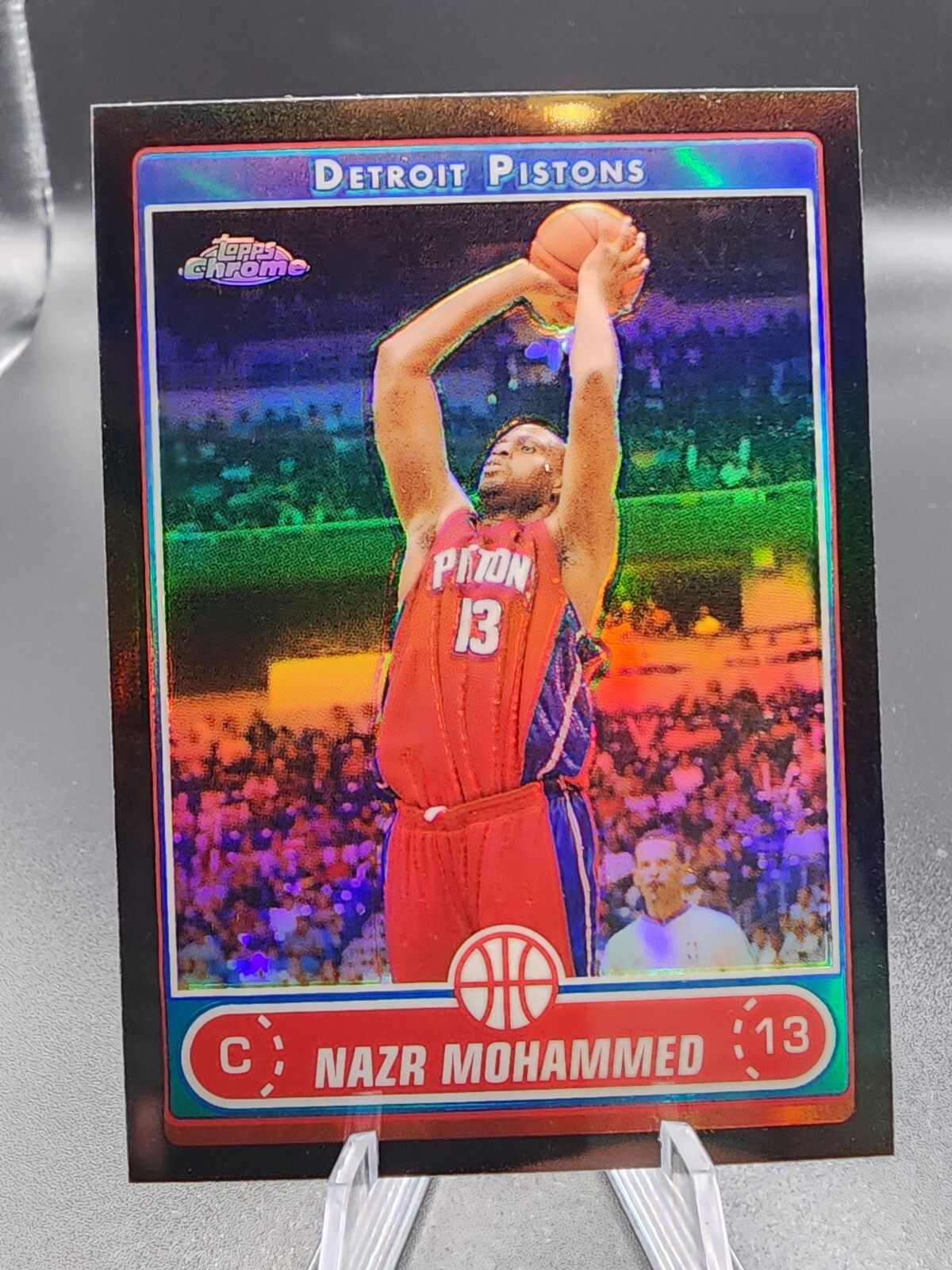 Nazr Mohammed 2006 Topps Chrome #114 Black Refractor /99 Price Guide ...