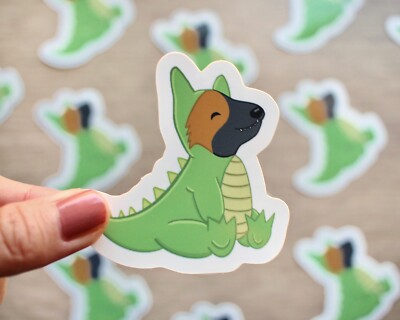 Belgian Malinois Maligator Sticker Vinyl Decal | eBay