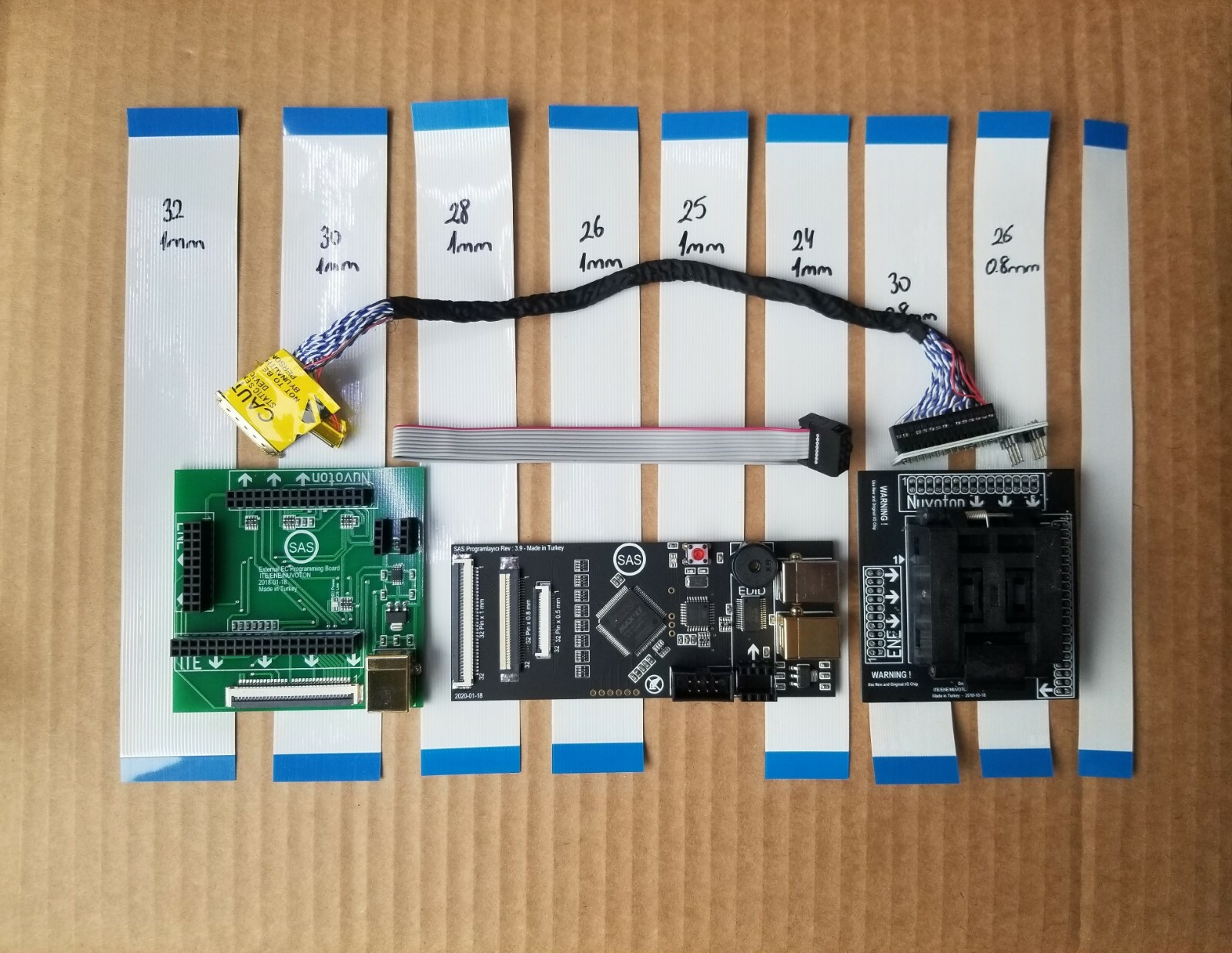 Original ! Full Set ENE,ITE,SMSC,Nuvoton USB IO Programmer+keybrd ...