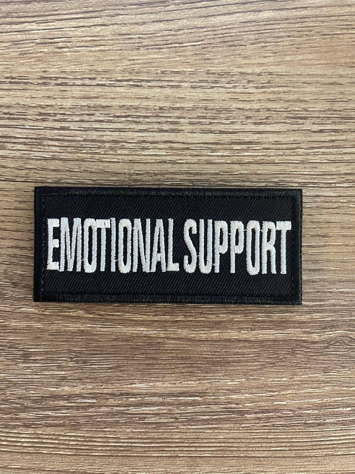 Emotional Support Vests/Harness Patch Embroidered Badge Fastener Hook ...