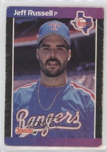 1989 Donruss Jeff Russell (*Denotes* on Back) #403 | eBay