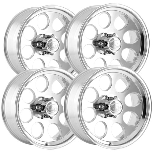 (Set of 4) Ion 171 17x9 8x6.5" +0mm Polished Wheels Rims 17" Inch | eBay