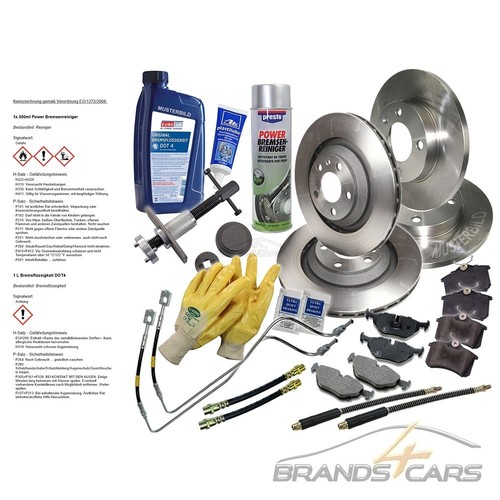 ATEC BREMSENSATZ BREMSENSET BREMSENKIT BREMSEN SATZ SET KIT VORN+HINTEN ...