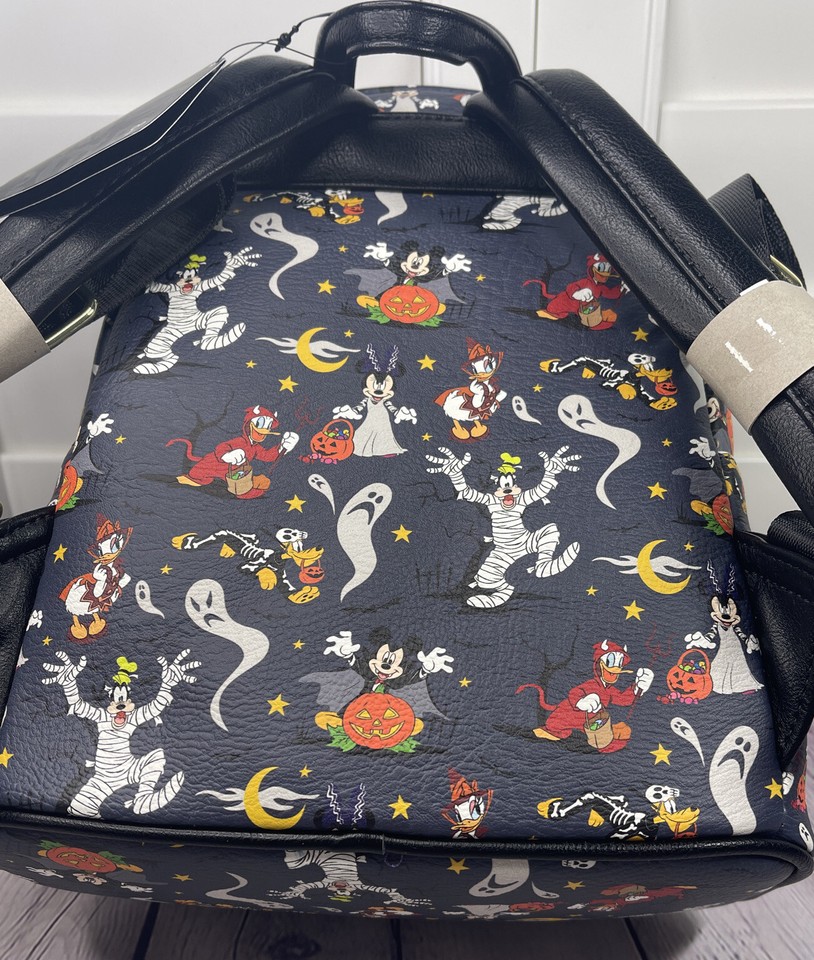 Disney Loungefly Mickey and Friends Not So Scary Halloween AOP Mini ...