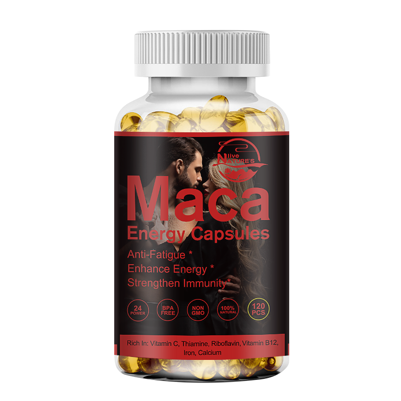 Organic Maca Root Capsules | 120 Pills | Peruvian Maca Extract for Men ...