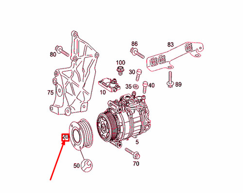 NEW MERCEDES-BENZ VITO W639 POLY V-BELT PULLEY A0002342712 OEM | eBay