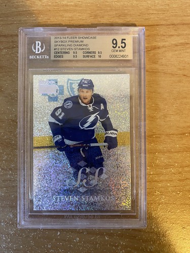 [BGS 9.5] [4/5] 2013-14 Fleer Showcase Skybox Steven Stamkos Sparkling ...