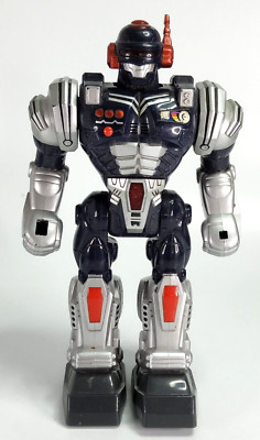 Hap-P-Kid Toy Turbo Fighter Robot Electronic Talking Light Sound 11 ...