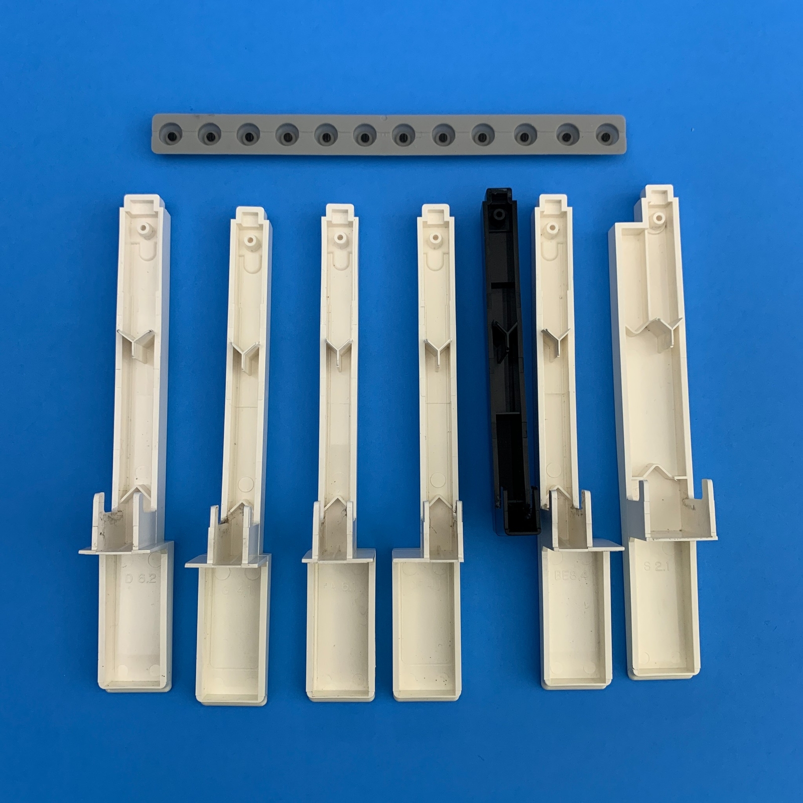 CASIO CT-370 CT-655 Keyboard Used White Black Keys Contact Key Pad ...