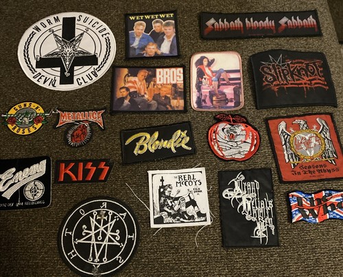 Mixed Lot Of 17 Different Rock, Band, Music Group Patches | eBay