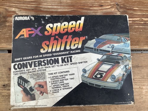 Aurora AFX Slot Car Speed Shifter Conversion Kit 1470 & Cars Complete ...
