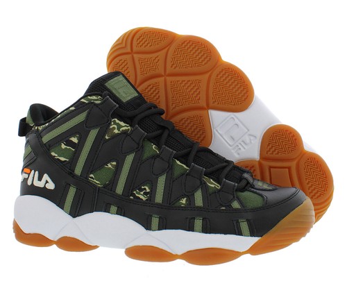 Fila Stackhouse Spaghetti Mens Shoes Size 7, Color: Black/White/Chive ...