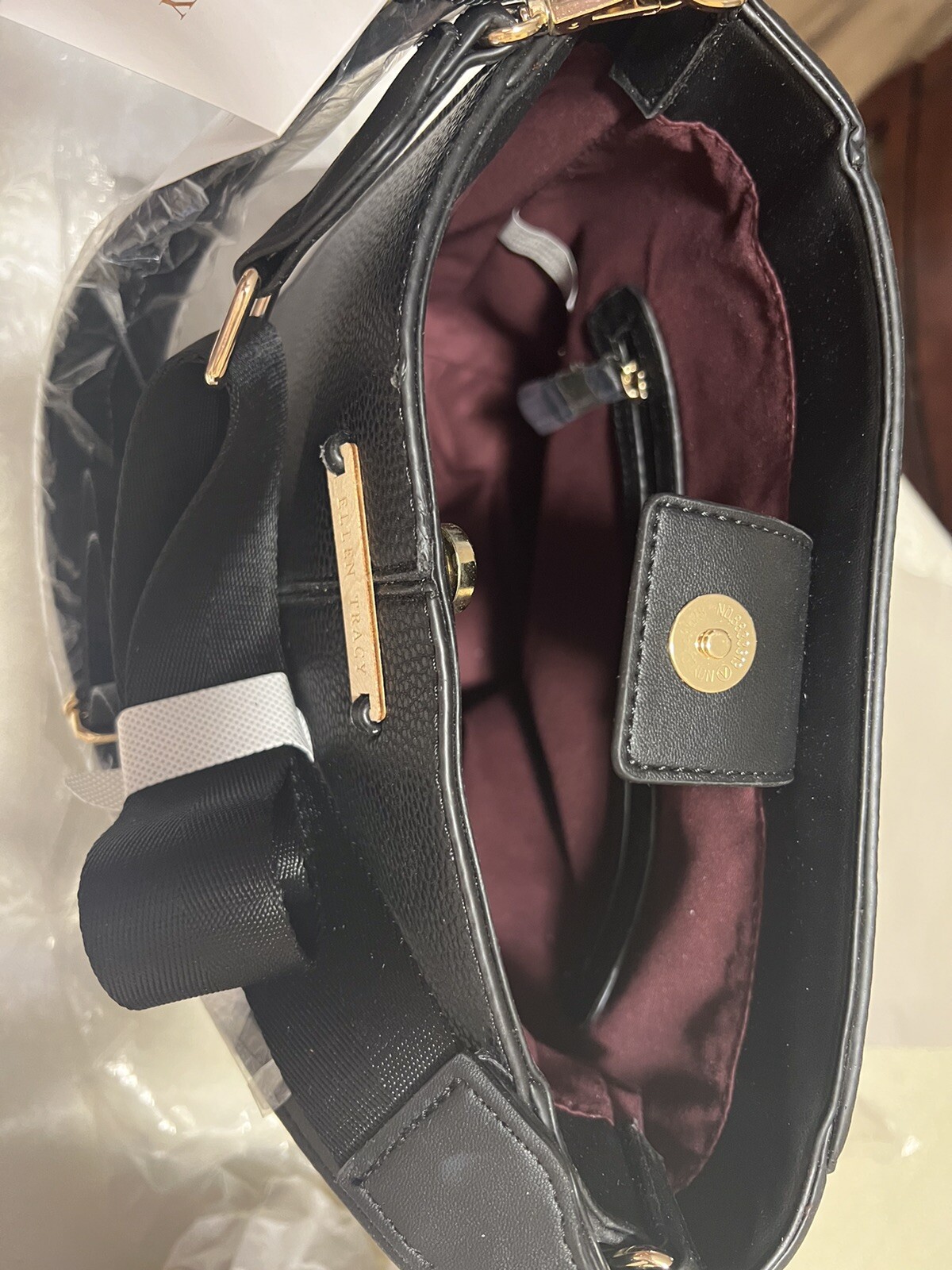 Ellen Tracy Handbags Pebble Grain Hobo W/Convertible Handle Straps ...