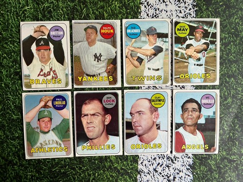 1969 Topps Baseball Lot Of 24 Cards EX Condition Low Cost Shipping | eBay