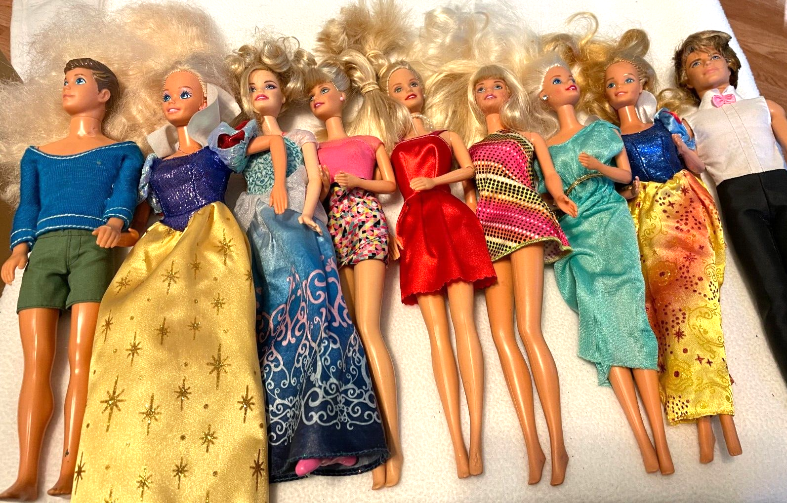 Barbie, Ken & Friends Lot of 9 Fashion Dolls Box C | eBay