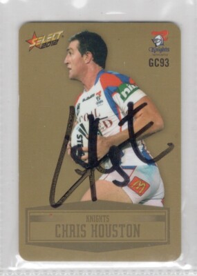 🔥 2012 Champions GOLD Signed Card CHRIS HOUSTON #SS93 🔥☆ | eBay