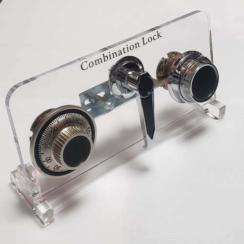 Transparent Twin Double Disc Lock Safe Box For Locksmith Practice ...