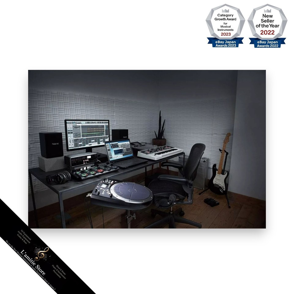 Roland HandSonic HPD-20 Digital Hand Percussion JP HPD20 Black 40cm 2 ...