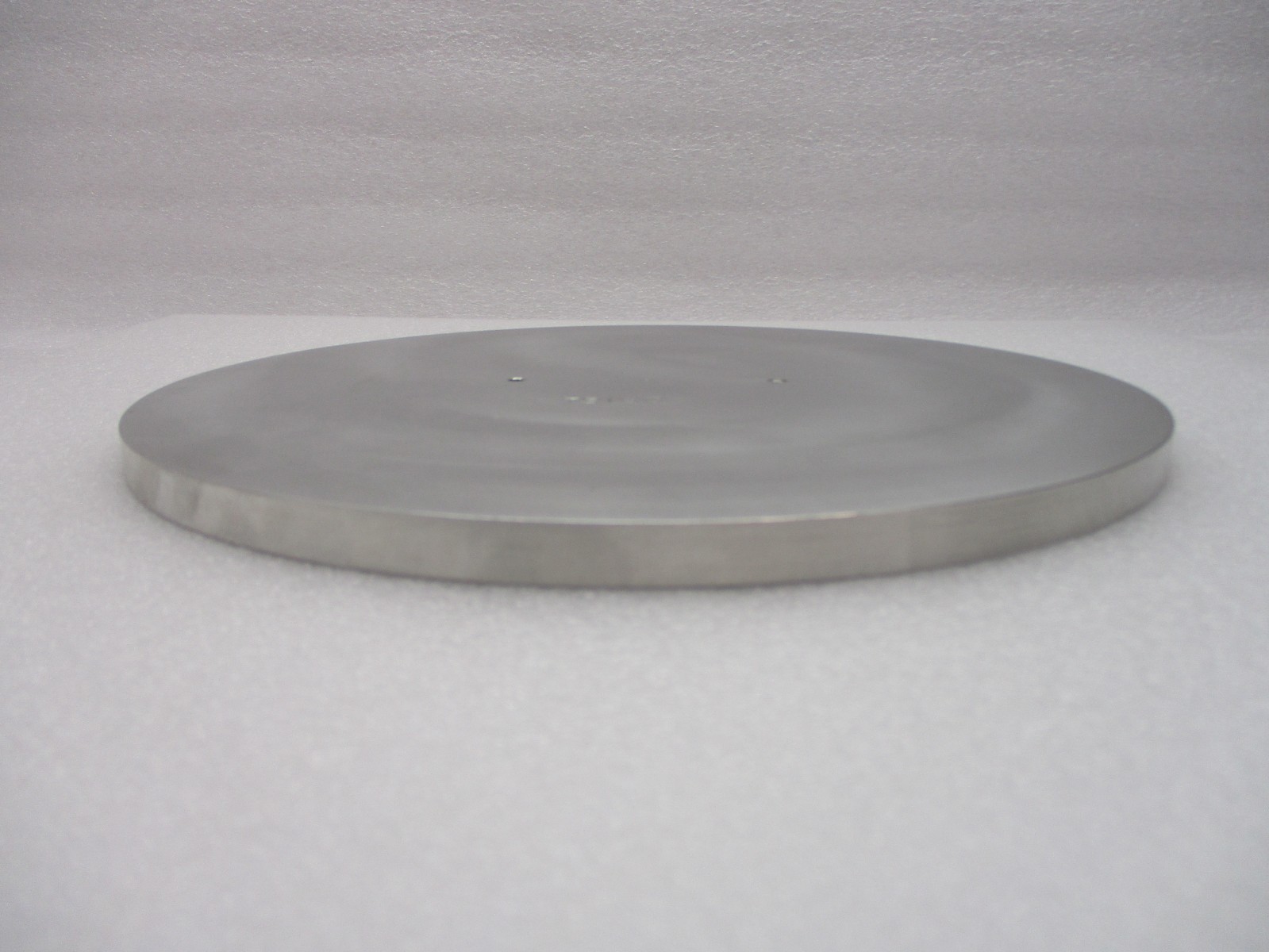 TEL Tokyo Electron Bell Jar Blank Off Plate 11.94" MRC Stainless Steel ...