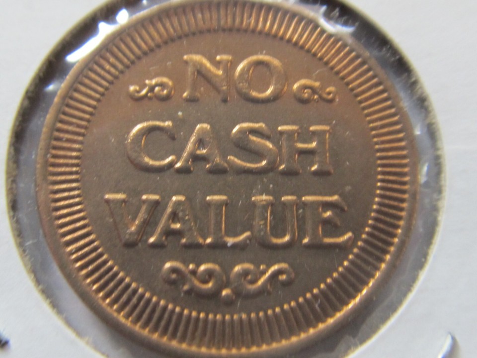 Arcade Token Happy Wizard Dancing HH Engraving Amusement NO Cash Value ...