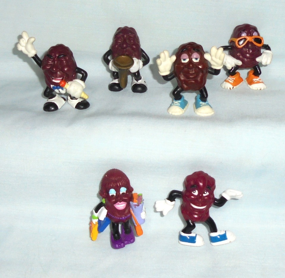 California Raisins PVC Figures Post Cereal Hardees Store Lot 32 ...