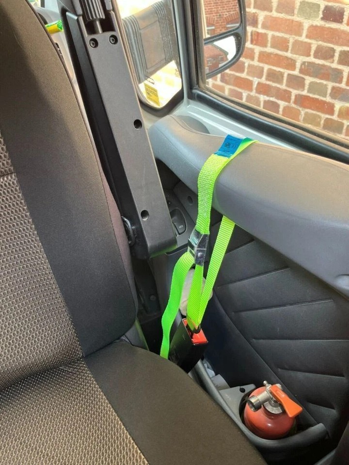 Cab Lok Motorhome Cab Security Door Straps Locks door using the ...