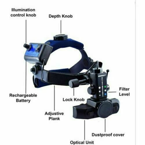 Ophthalmic Led Indirect Ophthalmoscope Rechargeable cordless with 20d ...