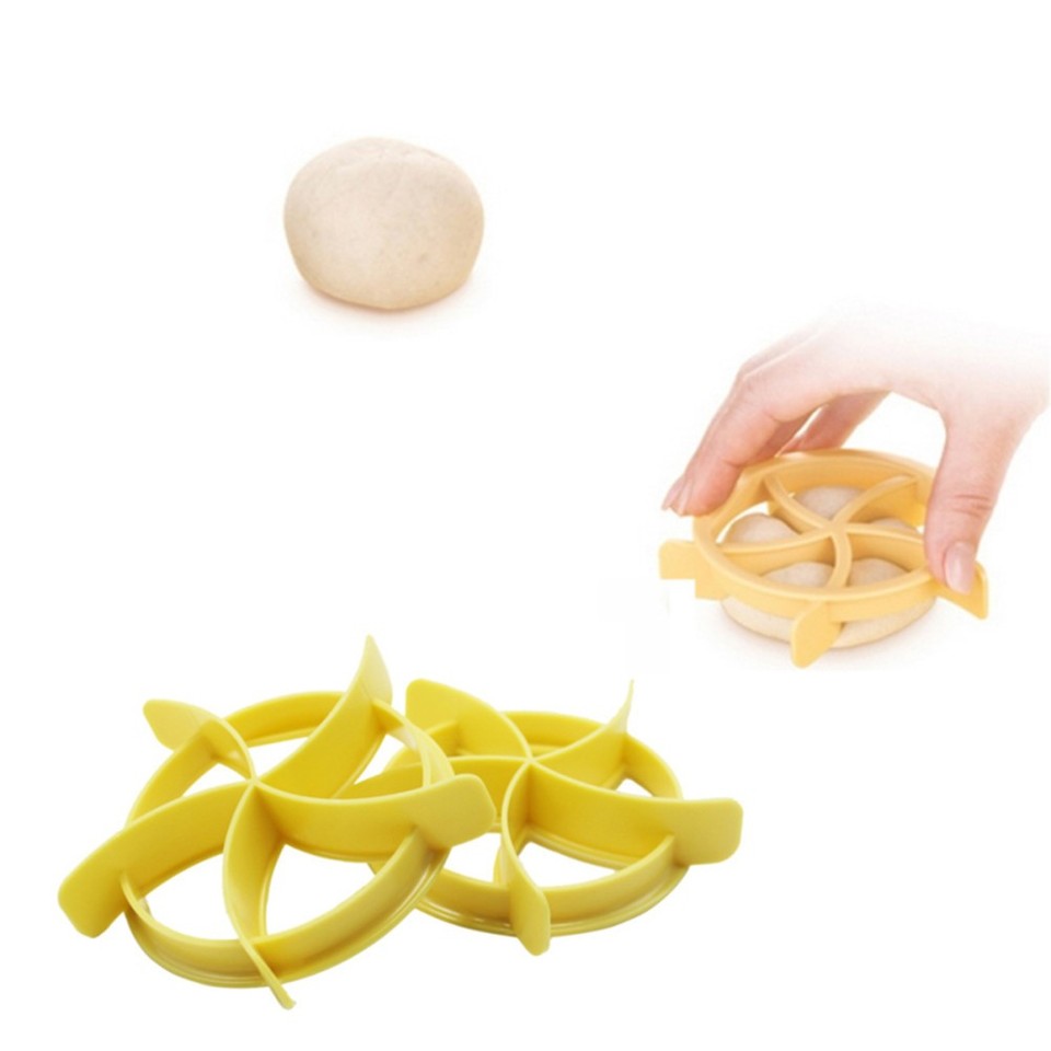 4 Pcs Bread Molds for Baking Shapes Pastry Roller Dough Press Tools ...
