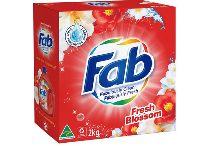 Fab Laundry Powder Fresh Blossoms 2KG | eBay Australia