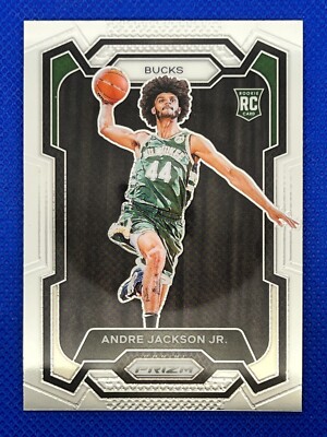2023-24 Prizm Andre Jackson Jr ROOKIE CARD #131 Milwuakee Bucks | eBay