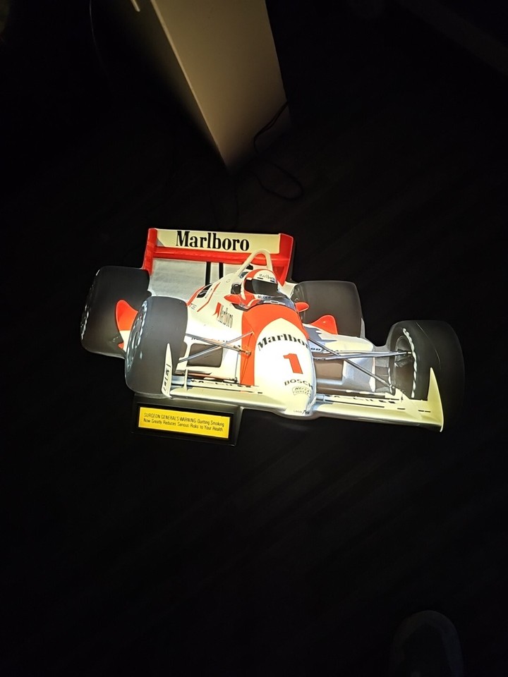 Vintage Philip Morris Marlboro Illuminated Indy Race Car Store Sign | eBay