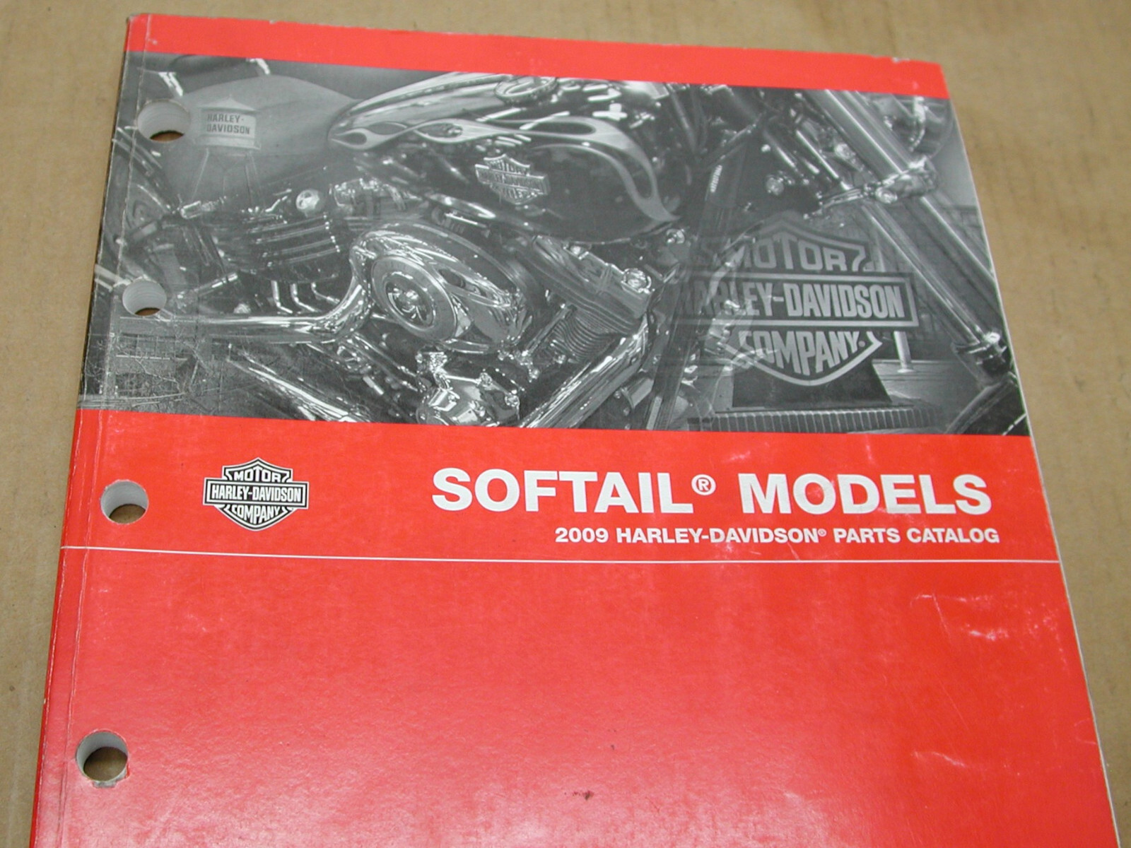 Harley Davidson Softail 2009 Models OEM Official Factory Parts Catalog ...