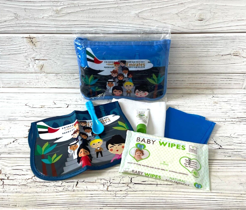 Emirates Airline Infant Baby Amenity Kit Bag | eBay