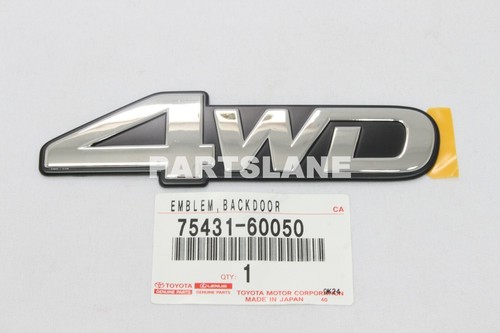 Toyota Land Cruiser FJ80 FZJ80 OEM Genuine Back Door Emblem Symbol ...